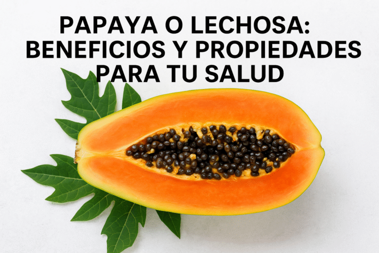 Papaya o lechosa: beneficios y propiedades para tu salud - NaturSalud